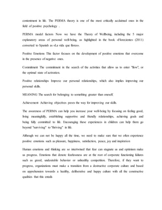 The perma model | DOCX