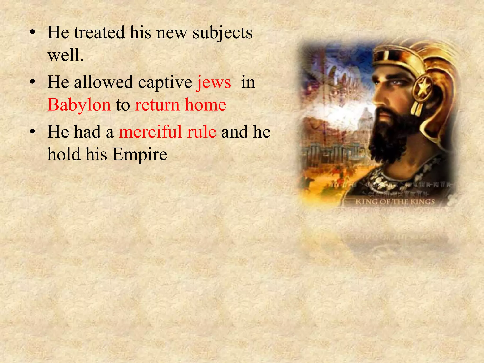 The Persian Empire-Cyrus The Great | PPTX