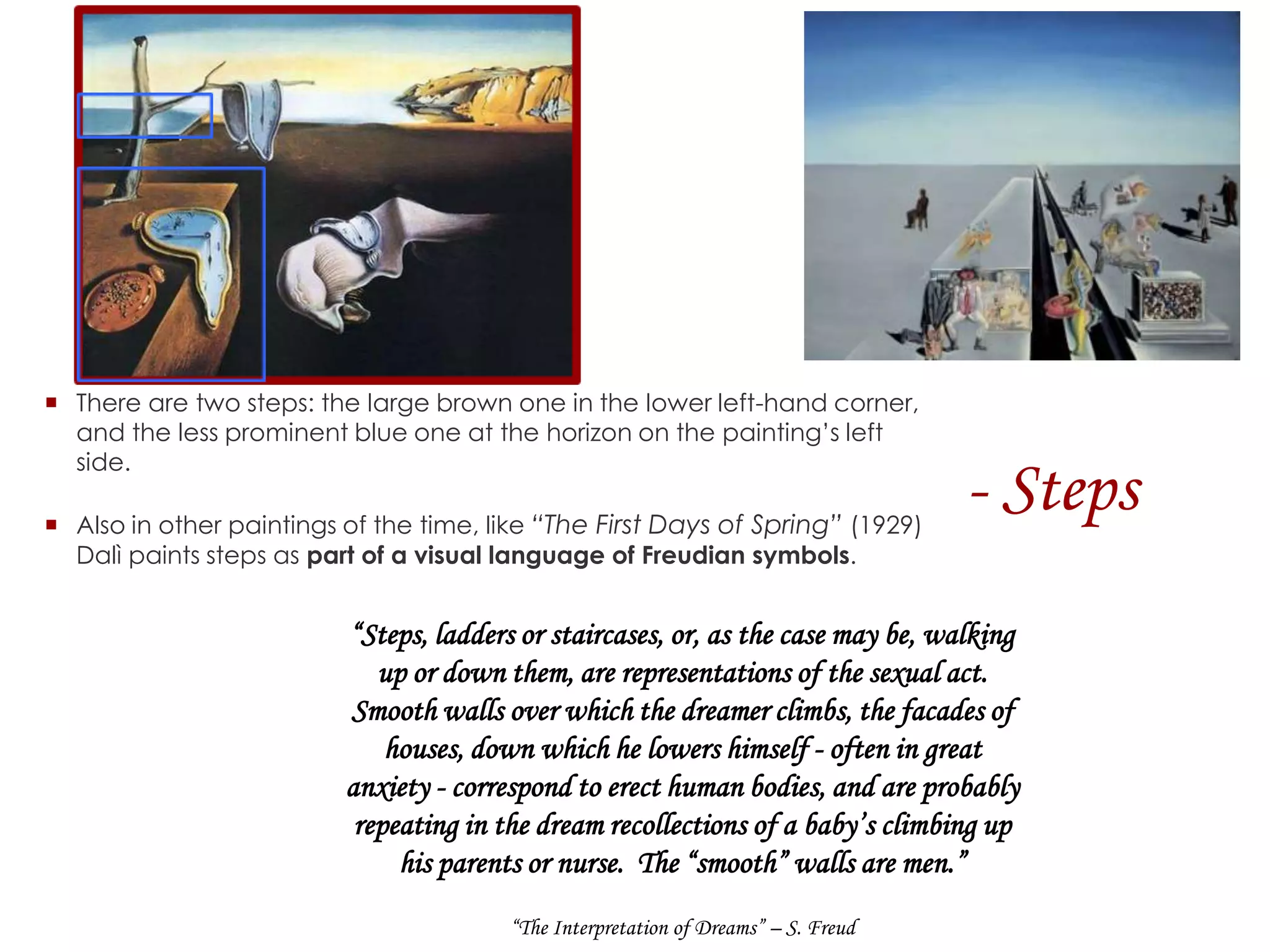 The persistence of memory by S. Dalì, a cross-currricular project | PPTX