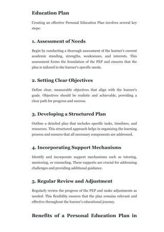 The Personal Education Plan - why is it important.pdf