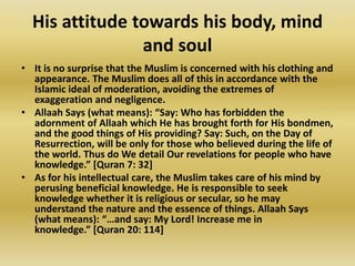 The personality of a muslim | PPTX