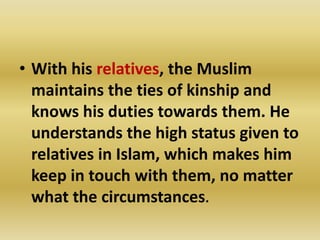 The personality of a muslim | PPTX