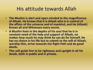 The personality of a muslim | PPTX