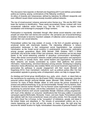 The personalization of politics | DOCX