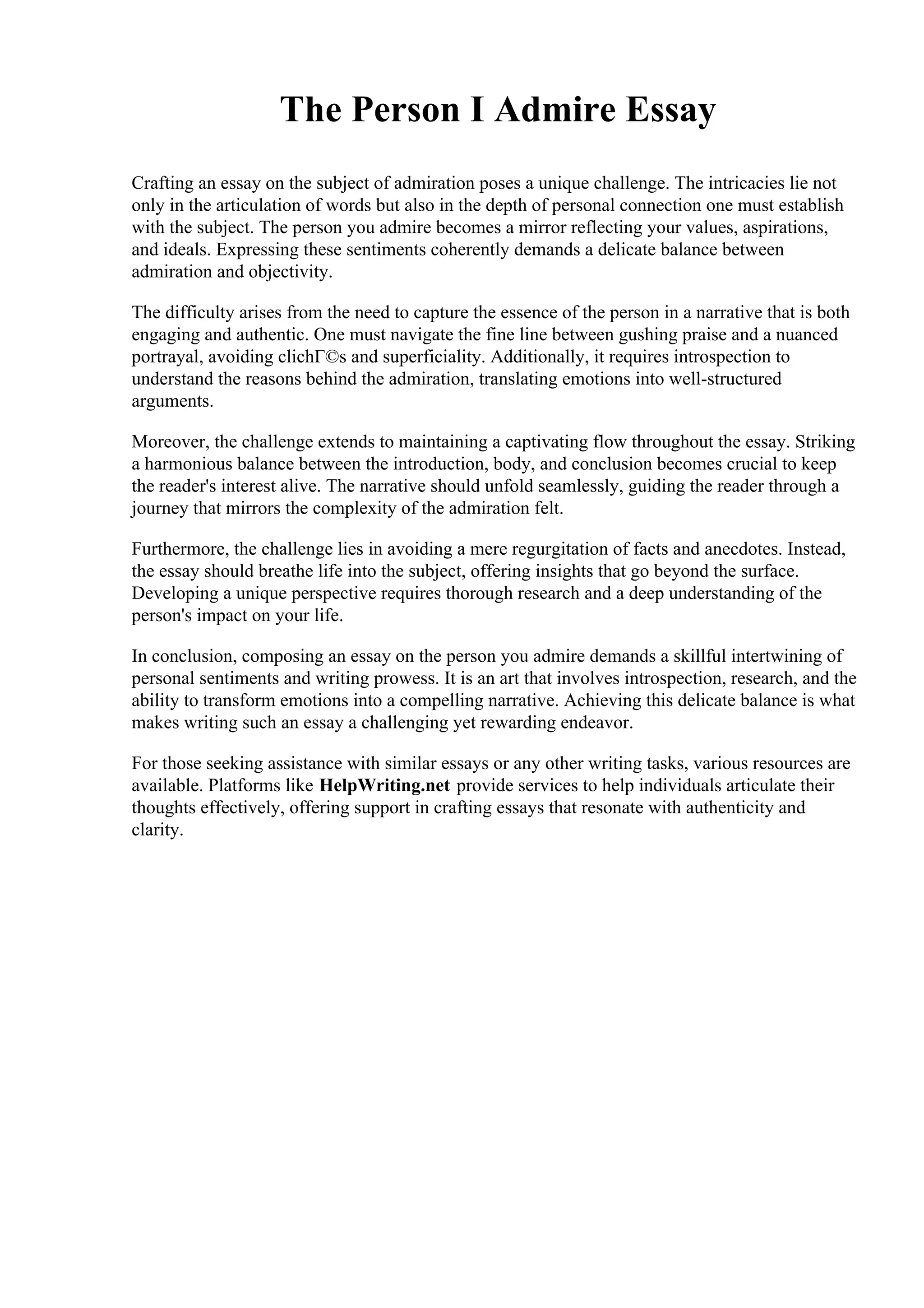 The Person I Admire Essay.pdf