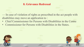 The persons with disabilities | PPTX