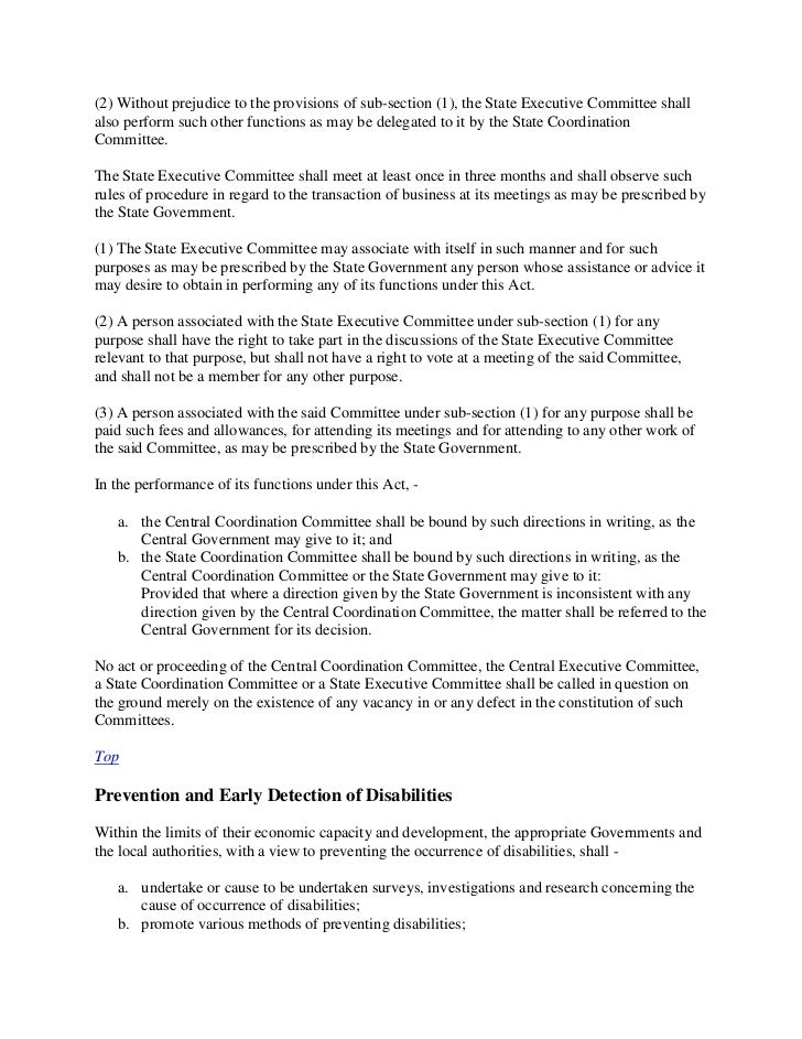 The persons with disabilities pwd,1995