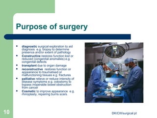 The person undergoing surgery | PPT