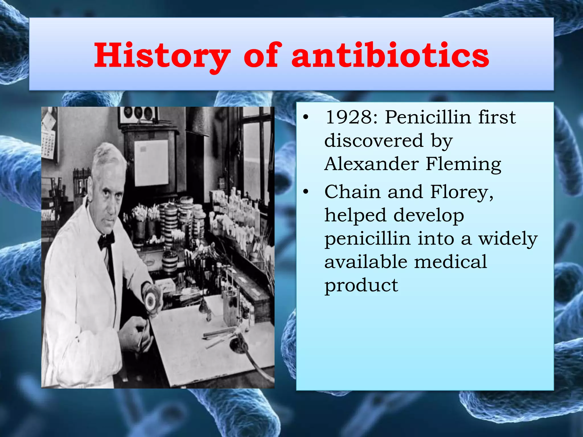 The perspective of antibiotic resistance | PPTX