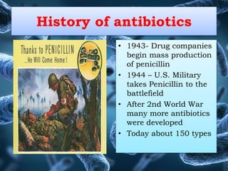 The perspective of antibiotic resistance | PPTX