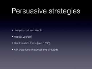 The persuasive discourse day 7 | PPT