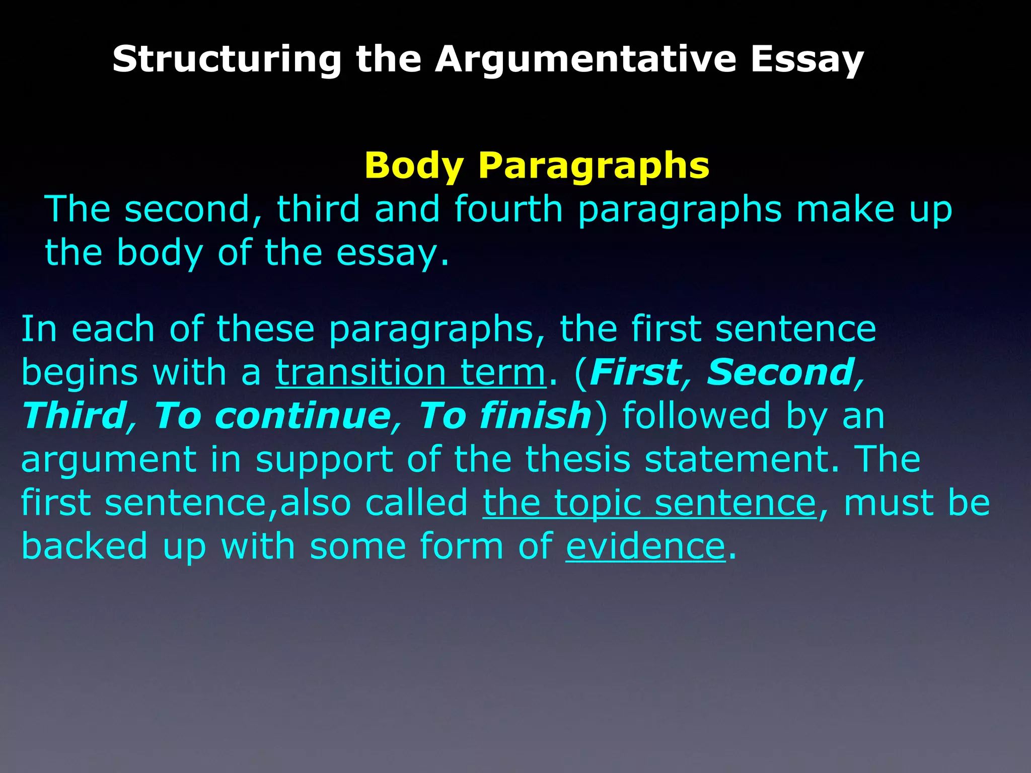 The persuasive essay copy 2 | PPT