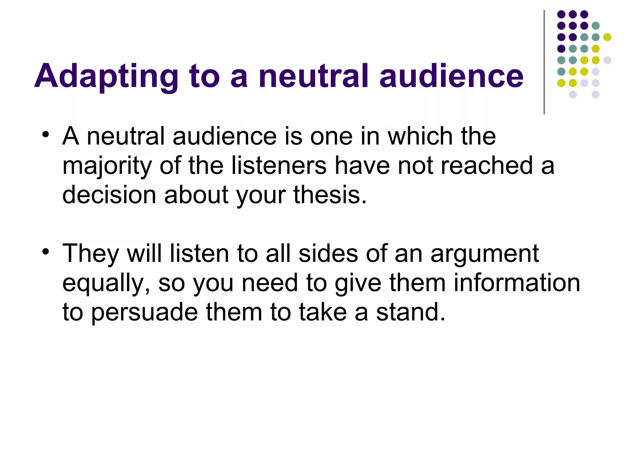 The persuasive speech | PPT