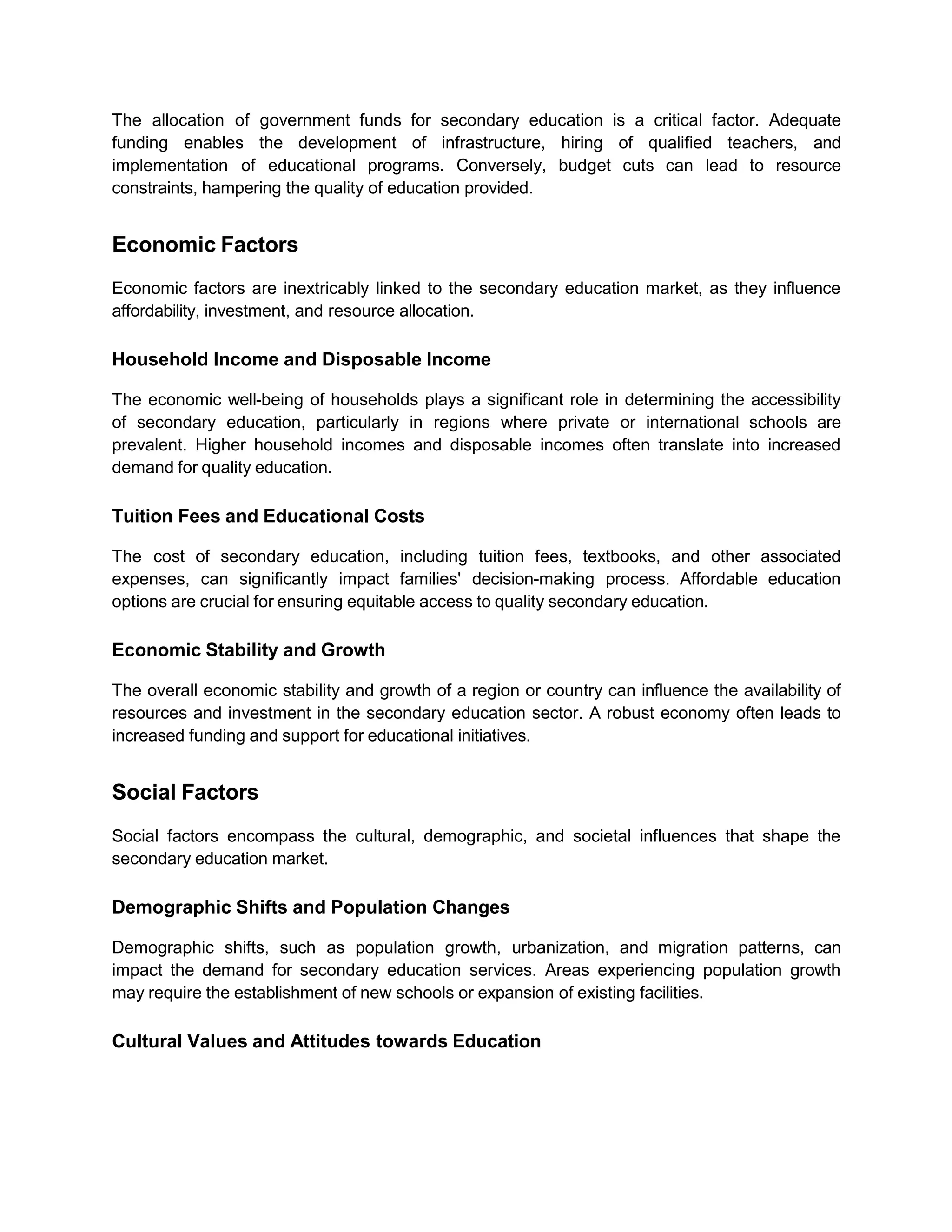 The PESTEL Analysis of Secondary Education Market.pptx