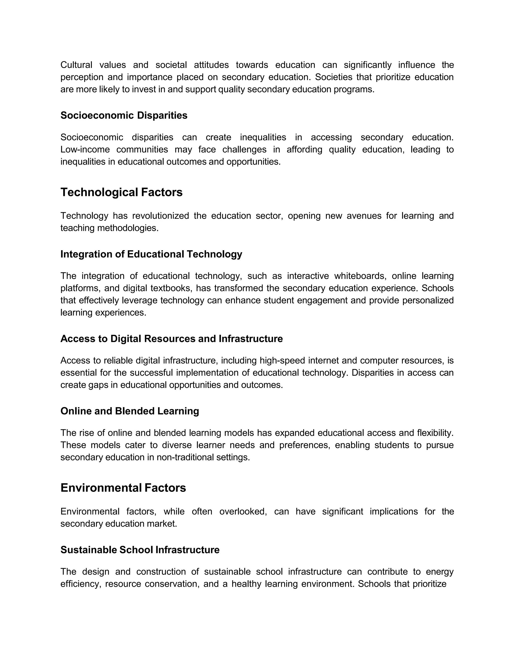 The PESTEL Analysis of Secondary Education Market.pptx