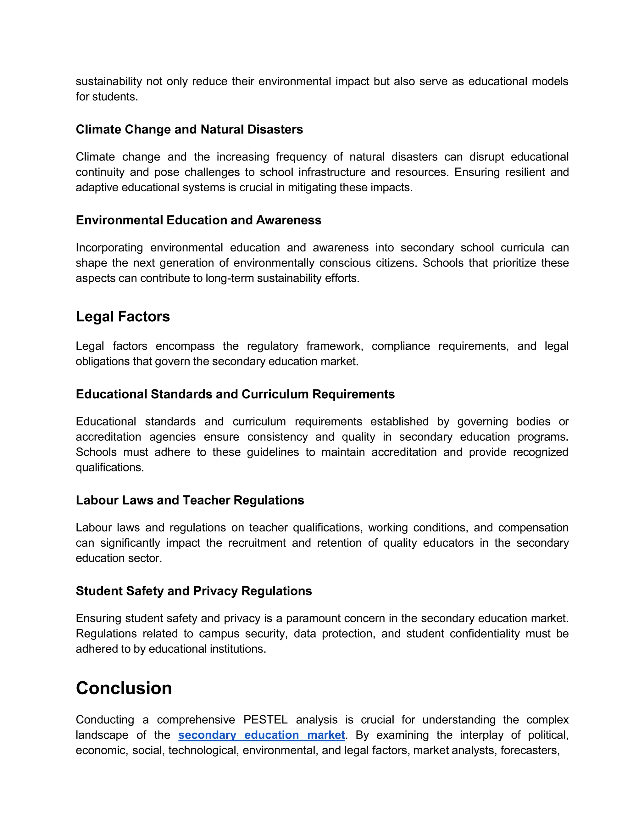 The PESTEL Analysis of Secondary Education Market.pptx