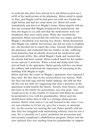 The Petrakis FamilyHelen Petrakis is a 52-year-old heterosexual .docx