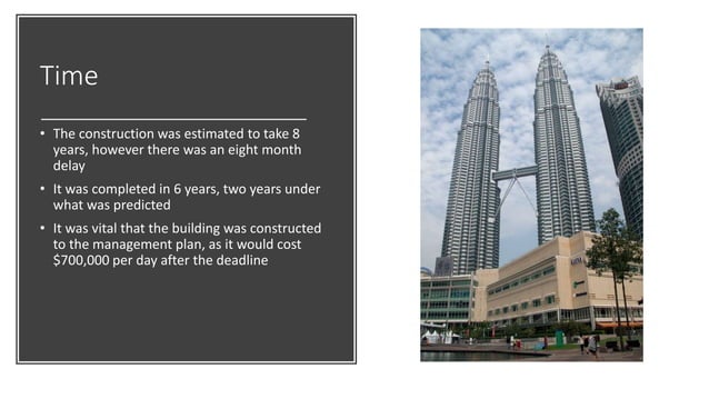 The petronas twin towers | PPTX | Civil Engineering Industry | Industries