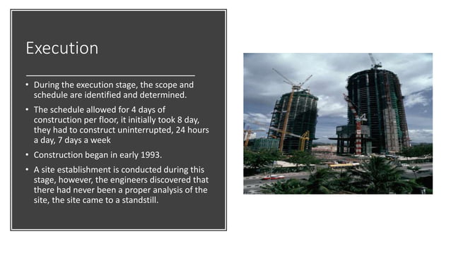 The petronas twin towers | PPTX | Civil Engineering Industry | Industries