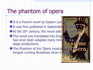 The Phantom Of The Opera | PPT
