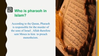 The pharaoh exposé l'histoire des pharaons | PPT