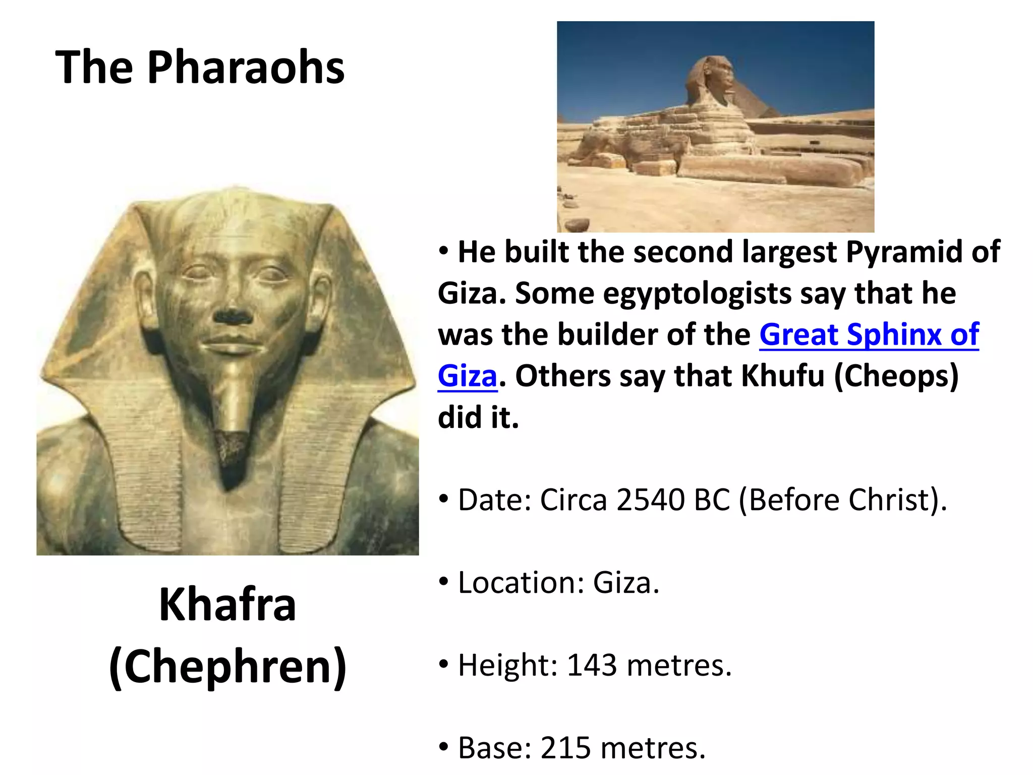 The pharaohs | PPTX