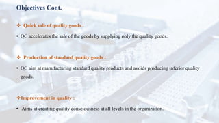 The pharmaceutical manufacturing principles - Quality Control | PPTX