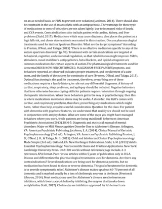 The pharmacological treatments used for dementia.pdf