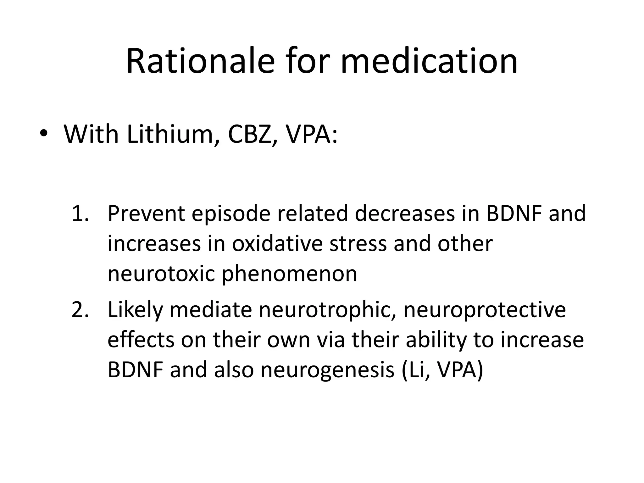 The neurobiology and pharmacotherapy of bipolar | PPTX