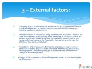 The Pharmacovigilance Audit Checklist - April 2013 | PPTX