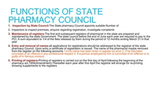The pharmacy act | PPTX