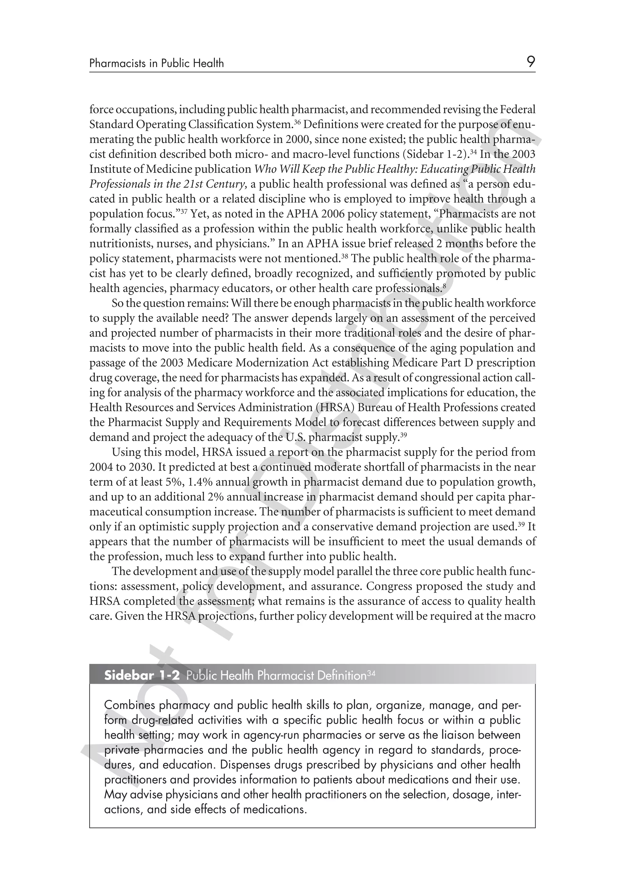 The pharmacy in public health | PDF