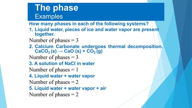 The phase rule | PDF | Chemistry | Science