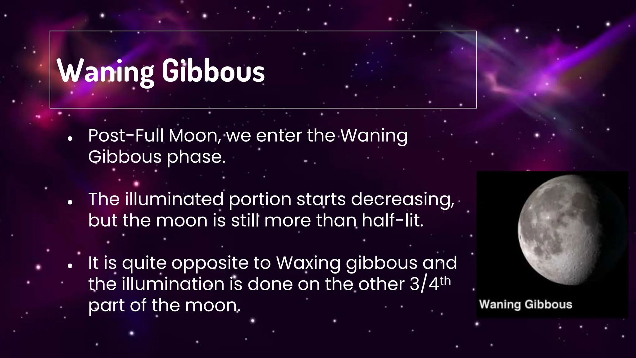 The Phases of the moon Presentation | PPTX