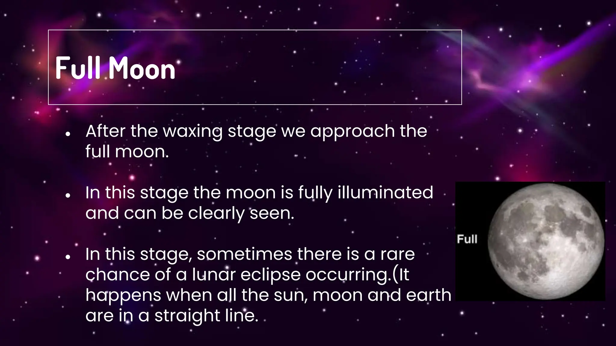 The Phases of the moon Presentation | PPTX