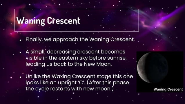 The Phases of the moon Presentation | PPTX