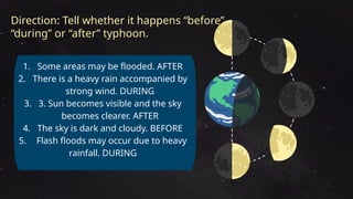 The Phases of the Moon Science NGSS Presentation in Black Blue and ...