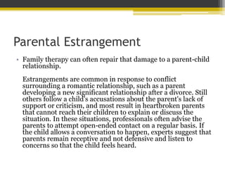 The Phenomenon of Parental Estrangement | PPTX