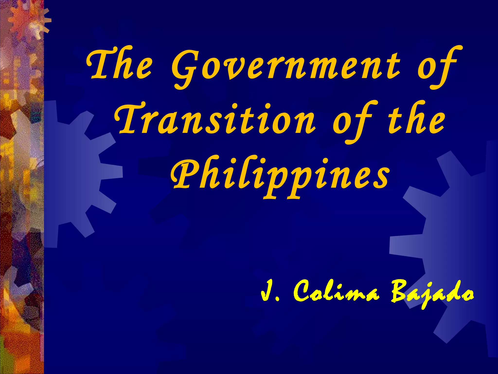The phil government in transition2 | PPT