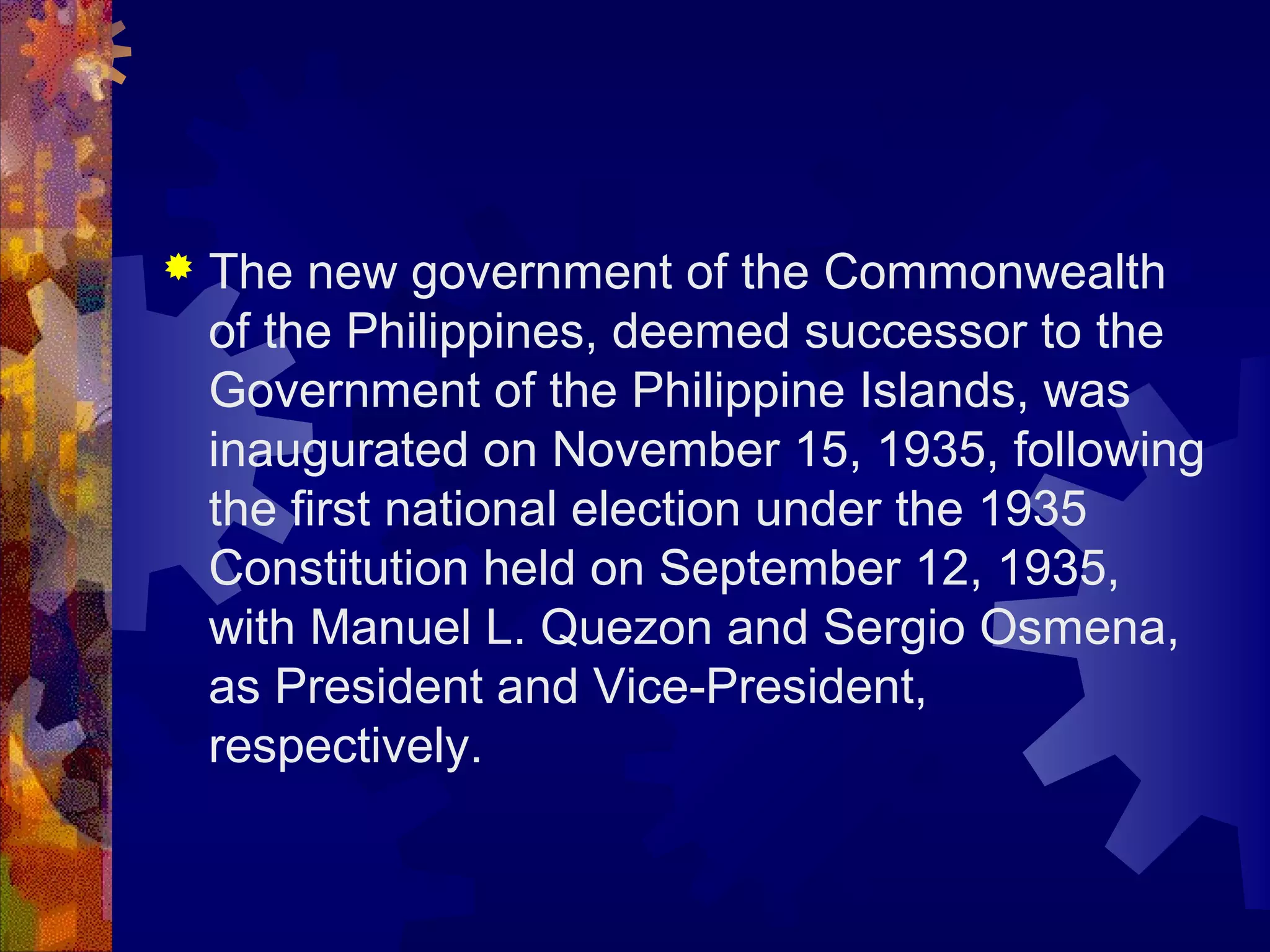 The phil government in transition2 | PPT