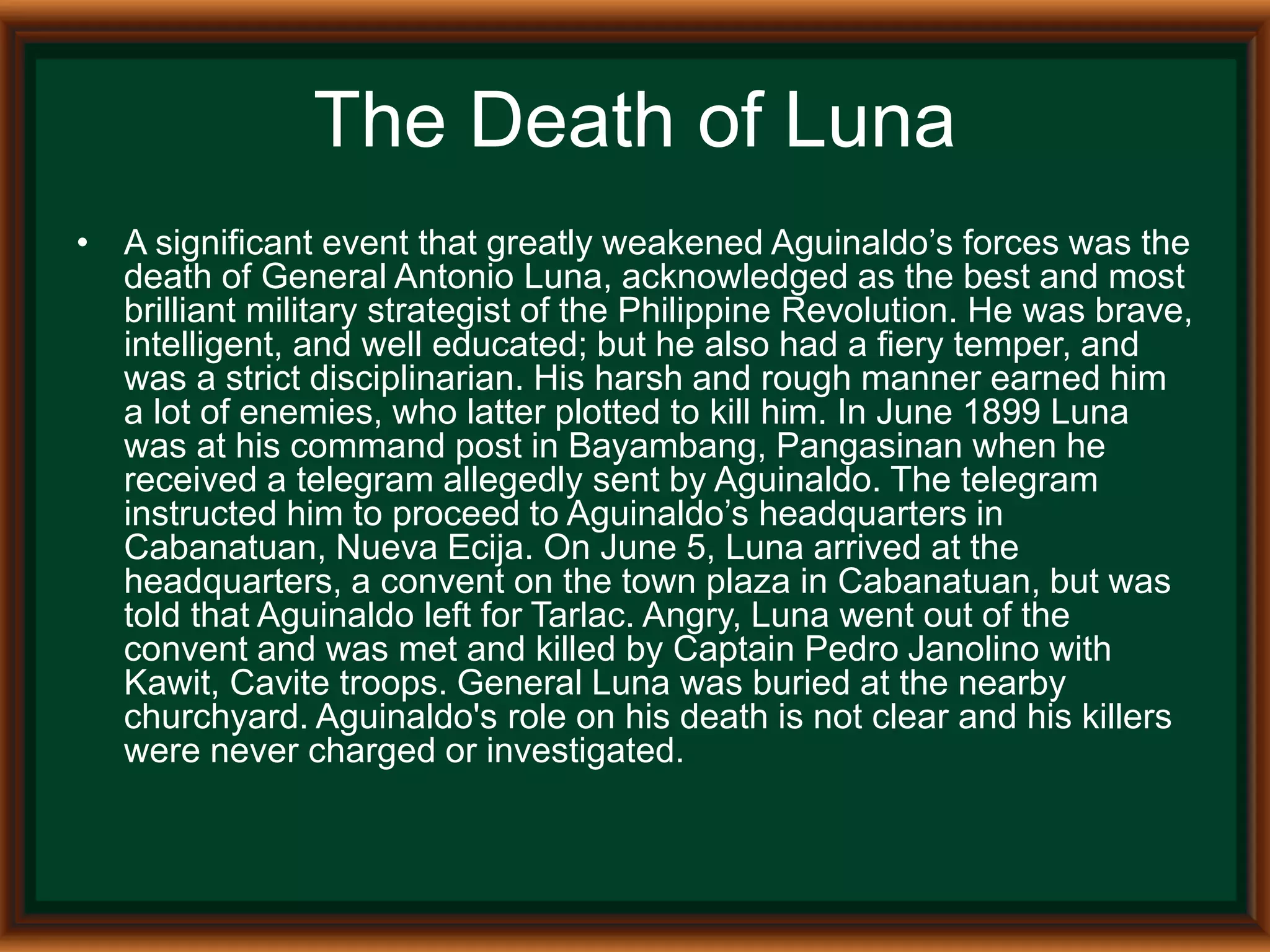 The philippine american war | PPTX