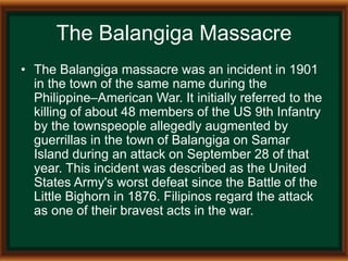 The philippine american war | PPTX