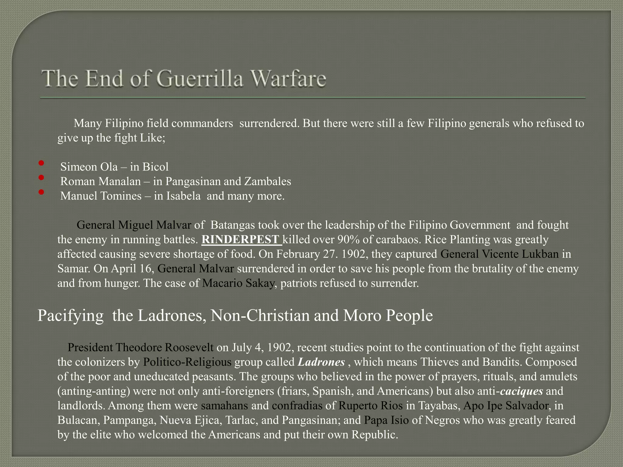 The philippine american war | PPTX