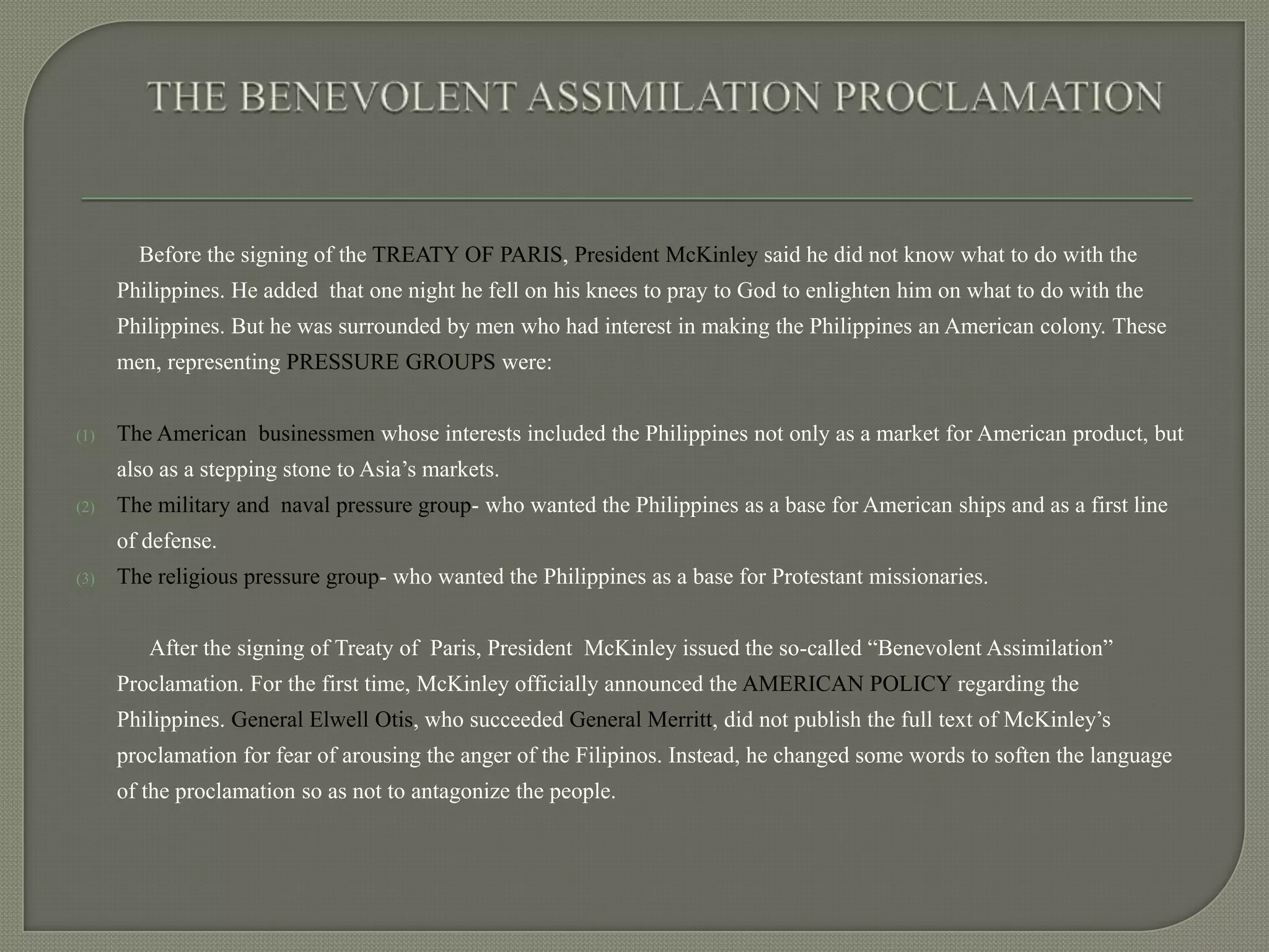 The philippine american war | PPTX