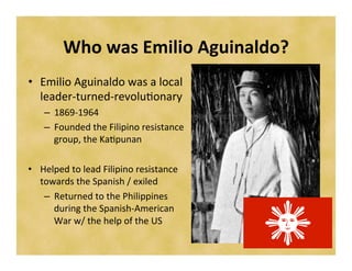 The philippine american war101 | PDF