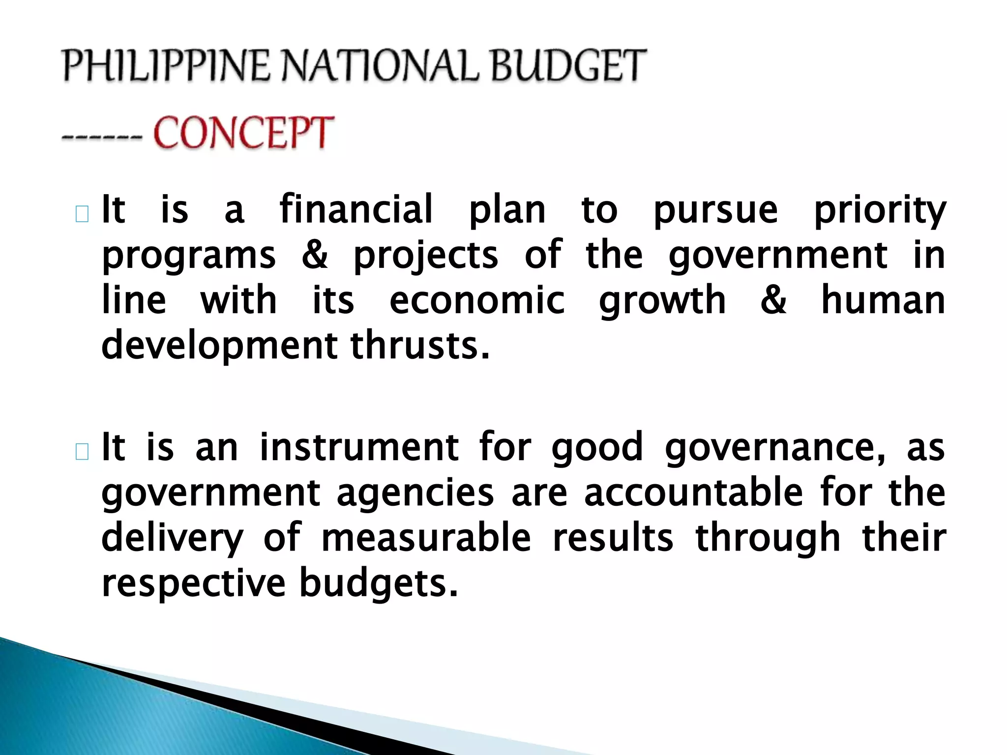 The philippine budgetary process | PPTX