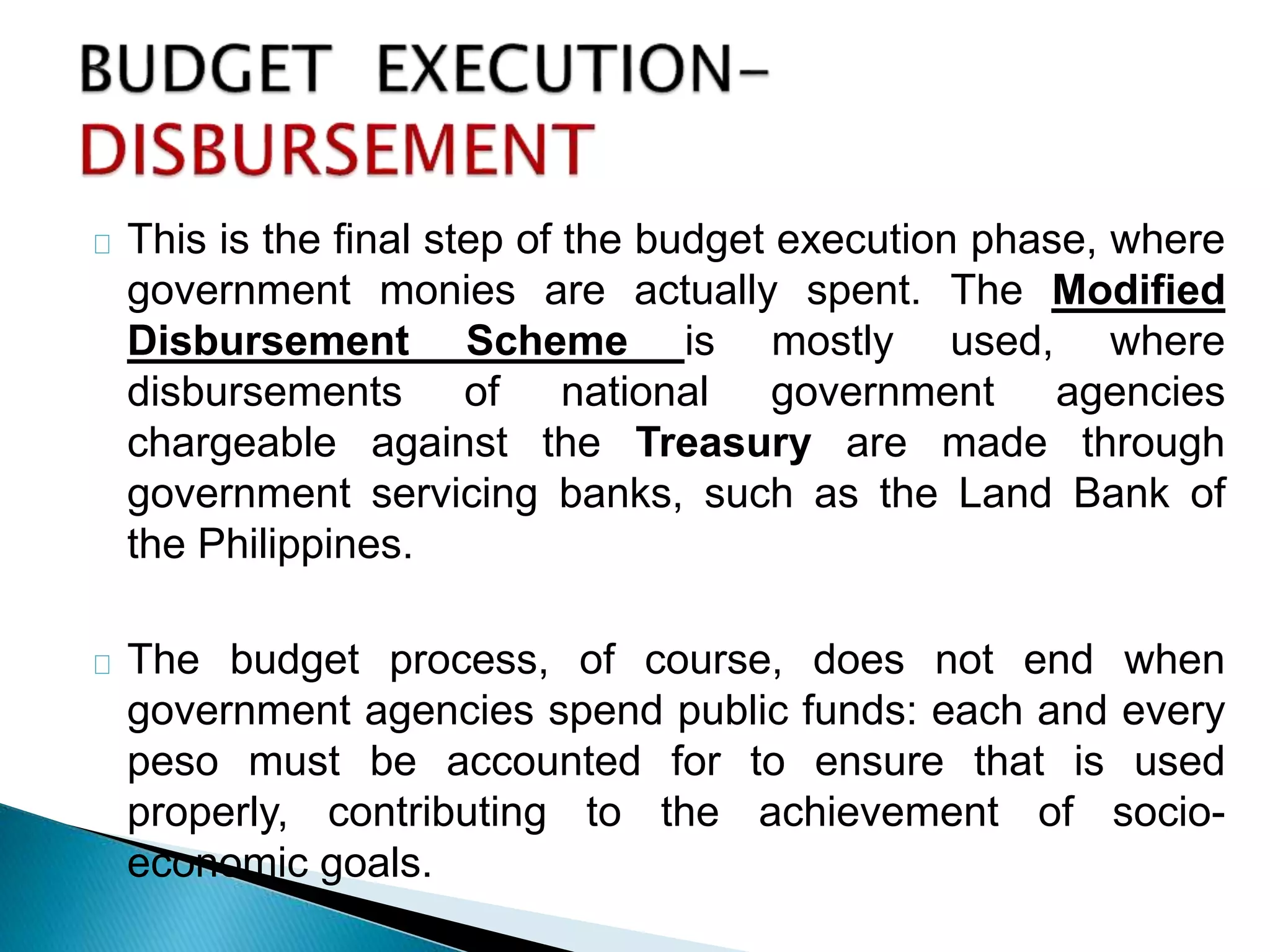 The philippine budgetary process | PPTX