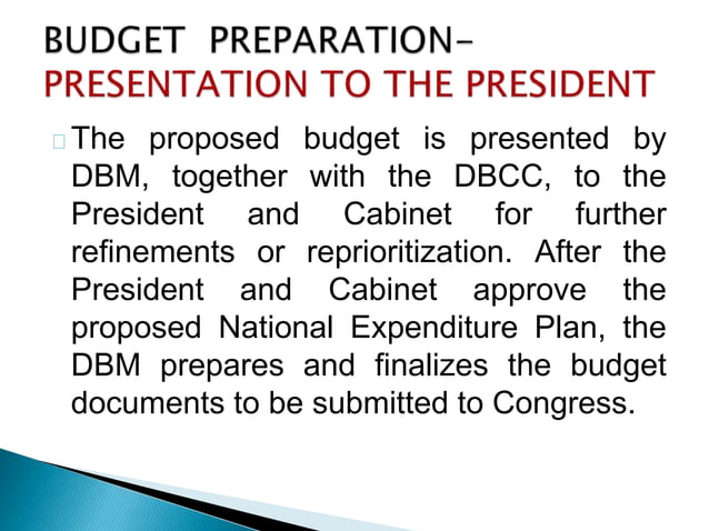 The philippine budgetary process | PPTX | Business Accounting & Finance ...