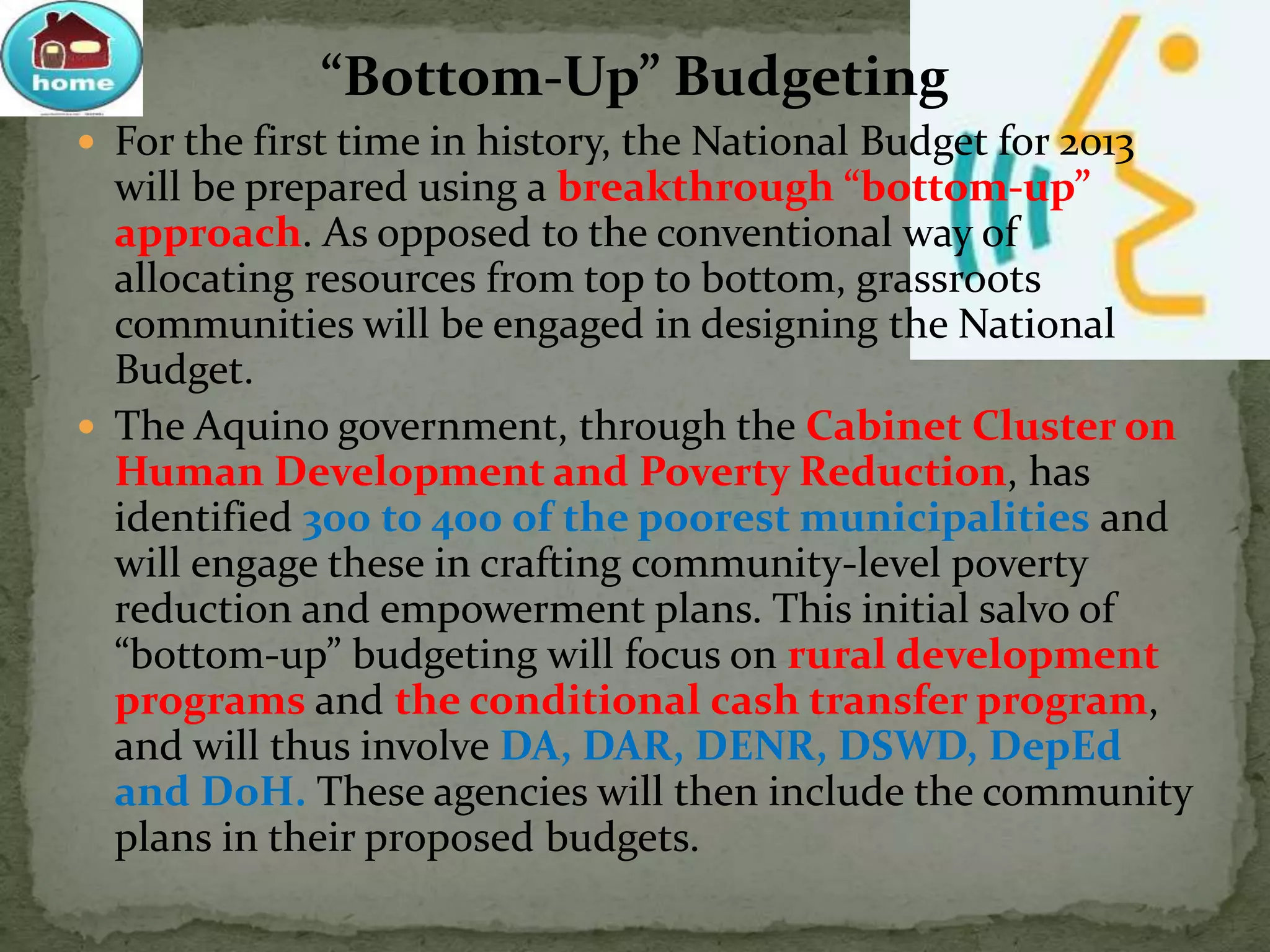 The Philippine Budget Process | PPSX