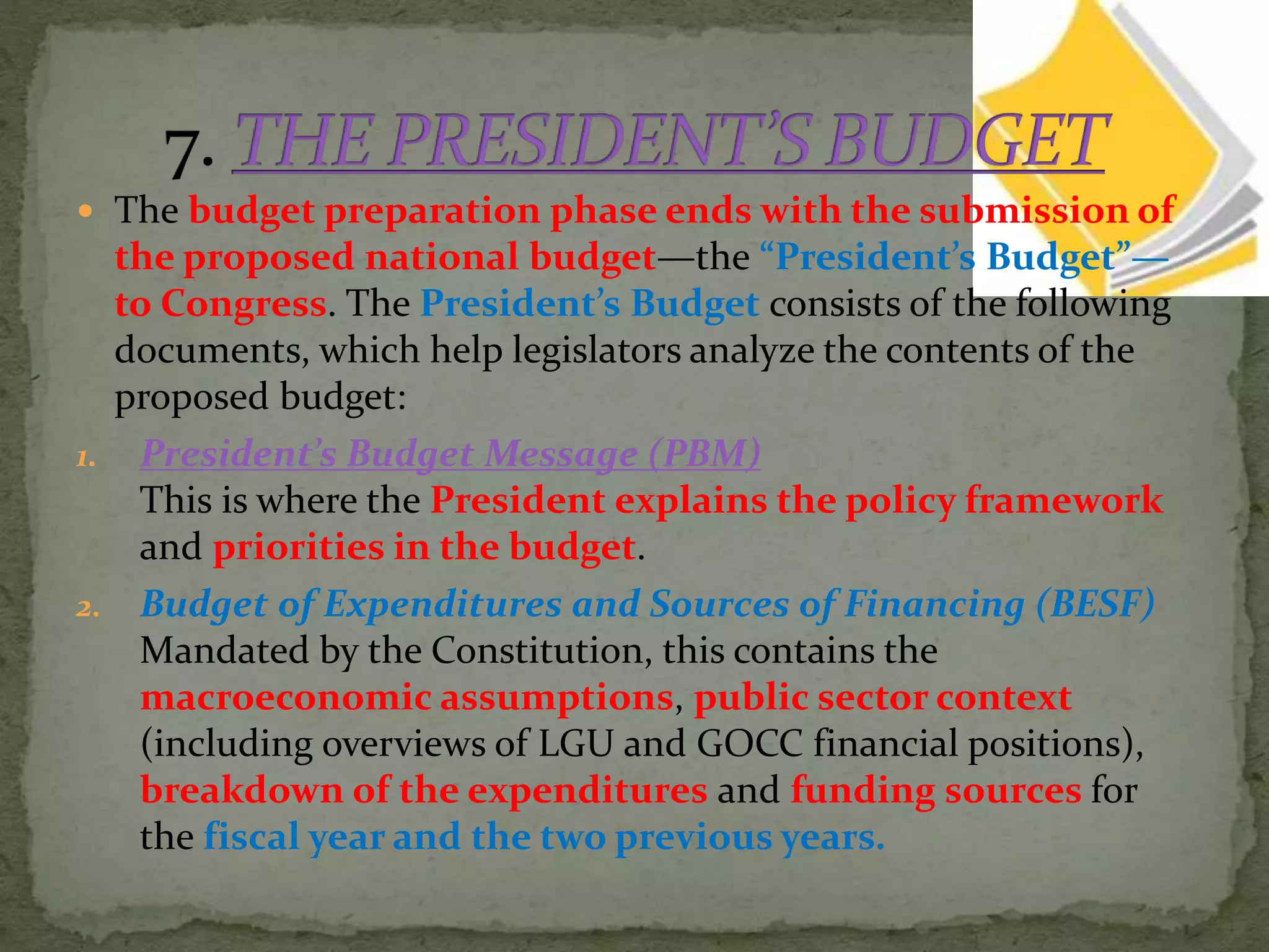 The Philippine Budget Process | PPSX